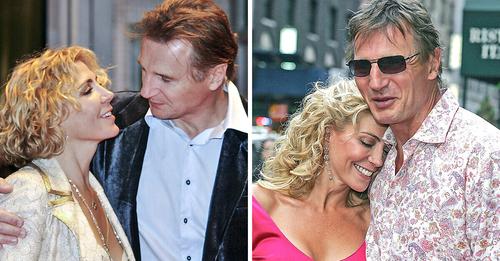 After his wife died, Liam Neeson's love story goes on.